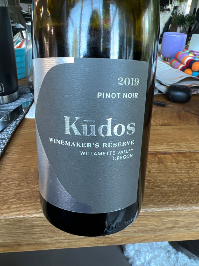 2020 NW Wine Company Pinot Noir Kudos Winemaker's Reserve, USA, Oregon ...