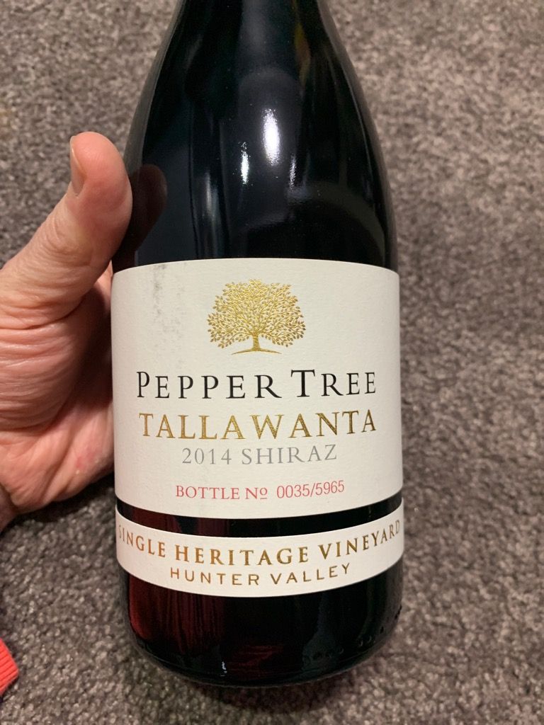 2013 Pepper Tree Shiraz Tallawanta Single Vineyard, Australia, New ...