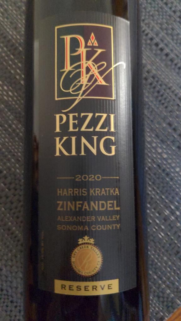 2020 Pezzi King Zinfandel Harris Kratka Vineyard Reserve, USA ...