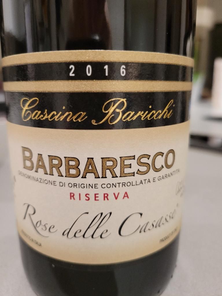 2016 Cascina Baricchi Barbaresco Rosé delle Casasse Riserva, Italy ...
