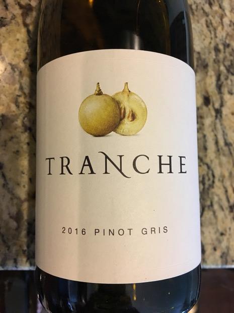 2016 Tranche Cellars Pinot Gris, USA, Oregon/Washington, Columbia Gorge ...