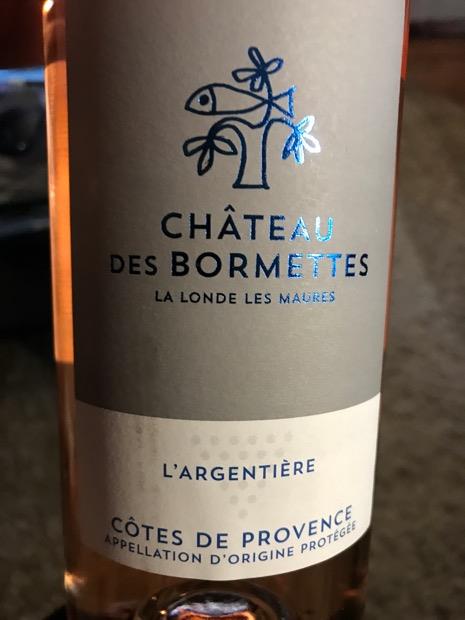 2017 Les Vins Breban Côtes de Provence Château des Bormettes, Instinct ...
