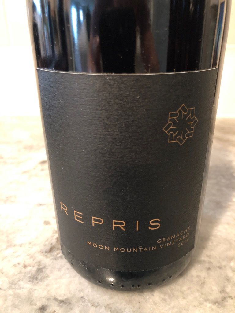2014 Repris Grenache Moon Mountain Vineyard, USA, California, Sonoma ...