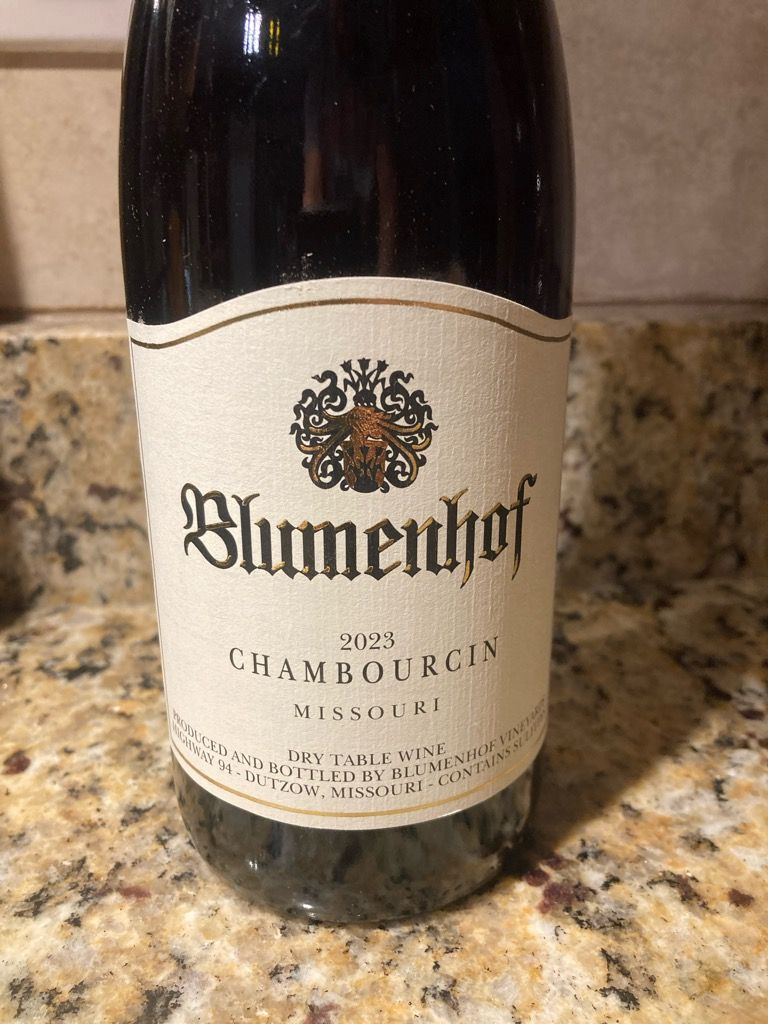 2023 Blumenhof Chambourcin, USA, Missouri - CellarTracker
