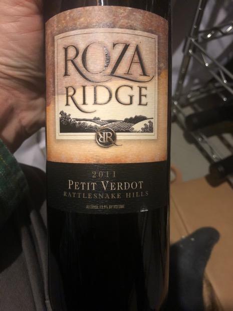 2008 Roza Ridge Vineyards Petit Verdot, USA, Washington, Columbia ...