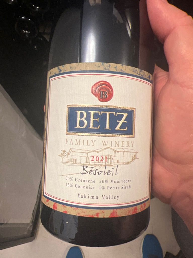 2021 Betz Family Bésoleil, USA, Washington, Columbia Valley - CellarTracker