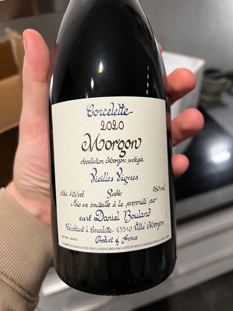 2020 Daniel Bouland Morgon Corcelette Vieilles Vignes Sable, France, Burgundy, Beaujolais ...