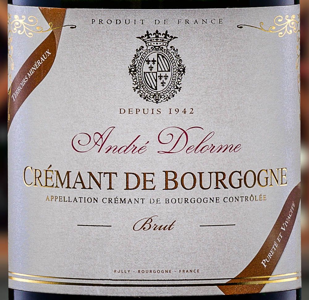 NV André Delorme Crémant de Bourgogne Cuvée Brut, France, Burgundy ...