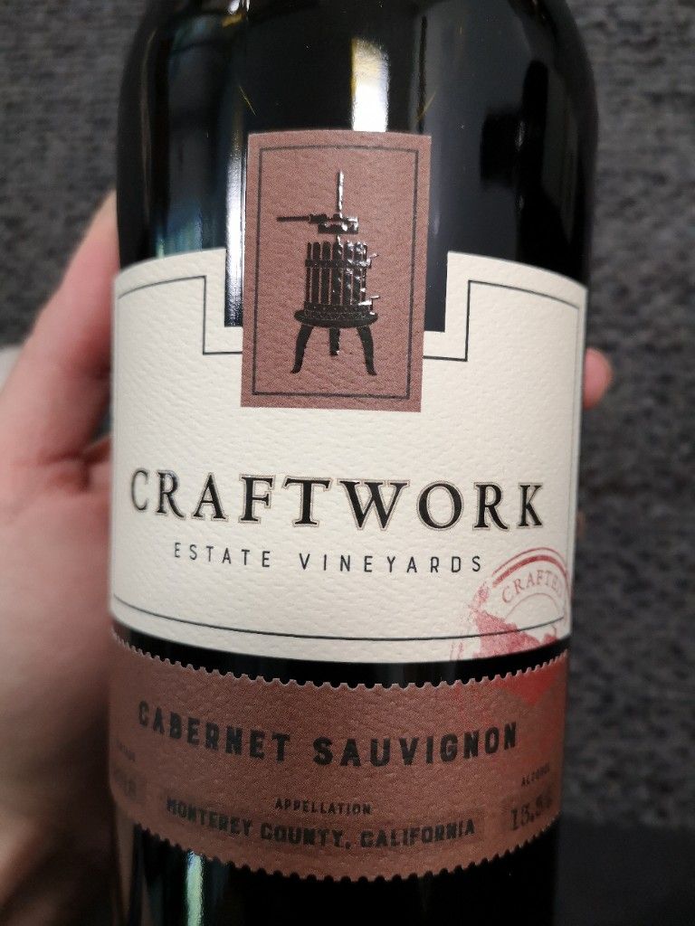 2019 Craftwork Cabernet Sauvignon Estate Grown, USA, California ...
