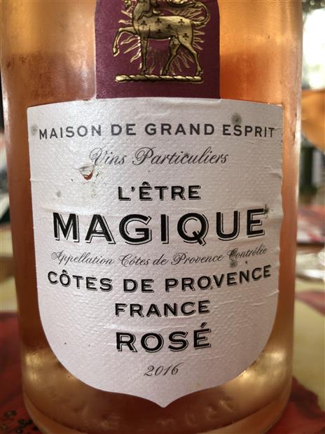 2016 Maison de Grand Esprit Côtes de Provence L'Être Magique, France ...