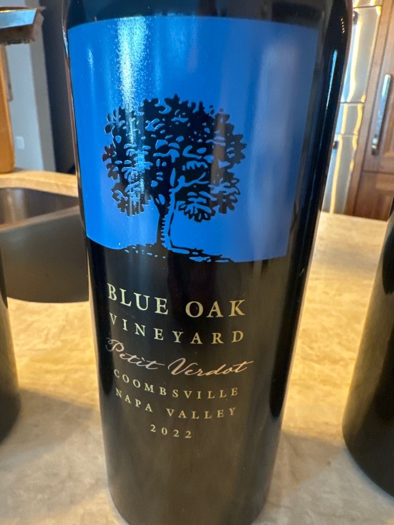 2022 Blue Oak Estate Vineyards Petit Verdot, USA, California, Napa ...