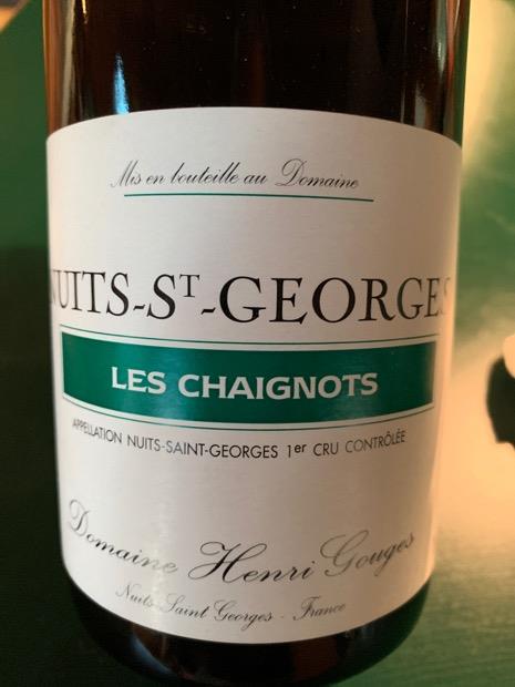 2002 Domaine Henri Gouges Nuits St. Georges 1er Cru Les Chaignots ...