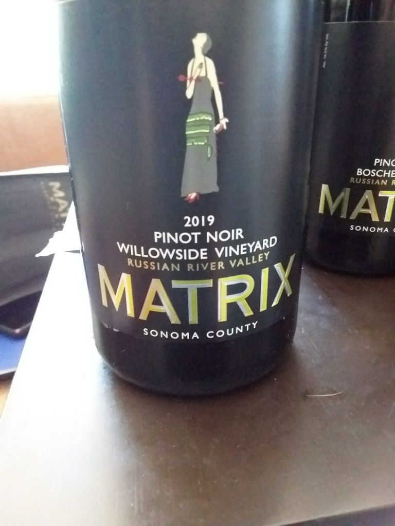 2019 Matrix Pinot Noir Willowside, USA, California, Sonoma County ...