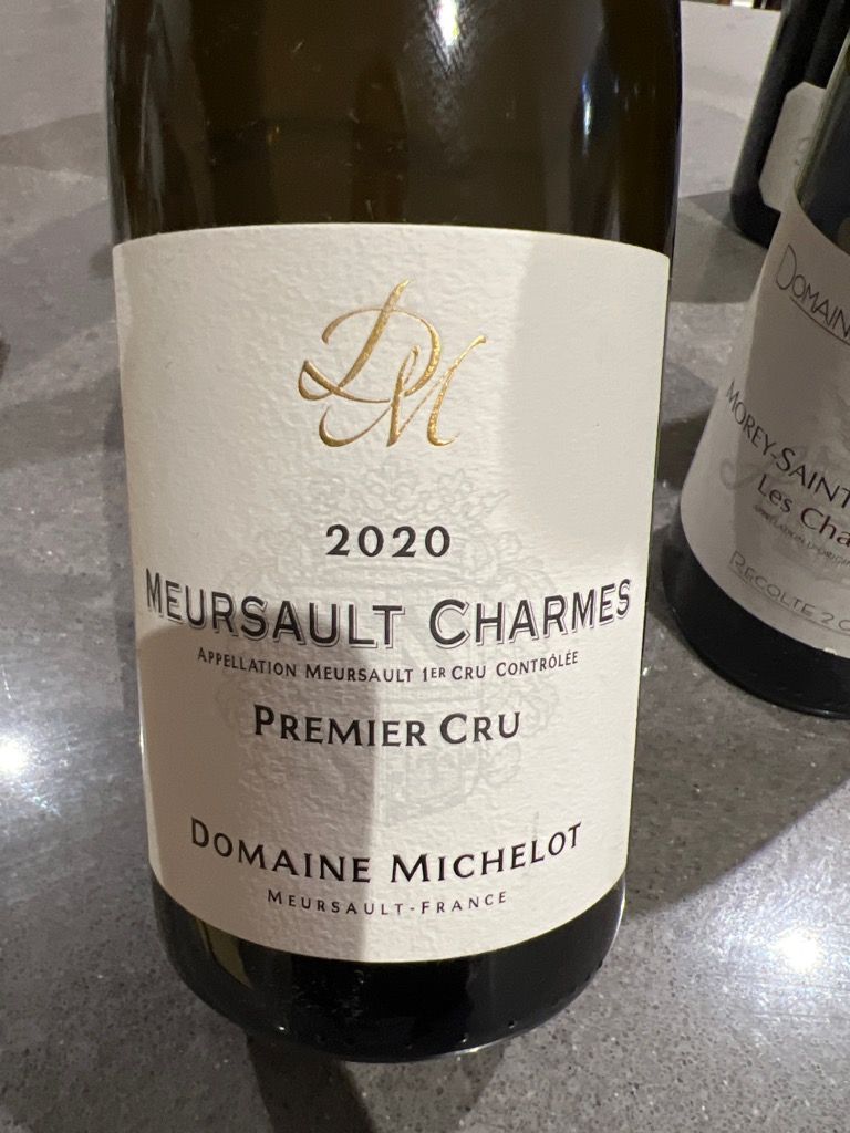 2019 Domaine Michelot Meursault 1er Cru Charmes, France, Burgundy, Côte ...