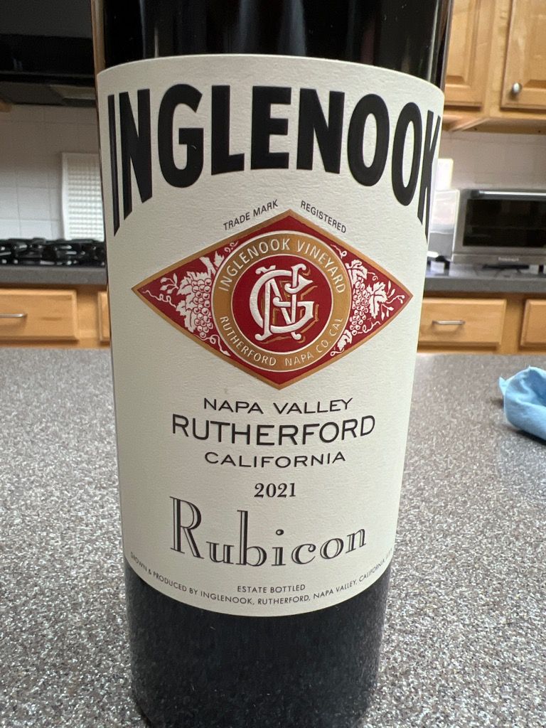 2021 Inglenook Rubicon, USA, California, Napa Valley, Rutherford ...