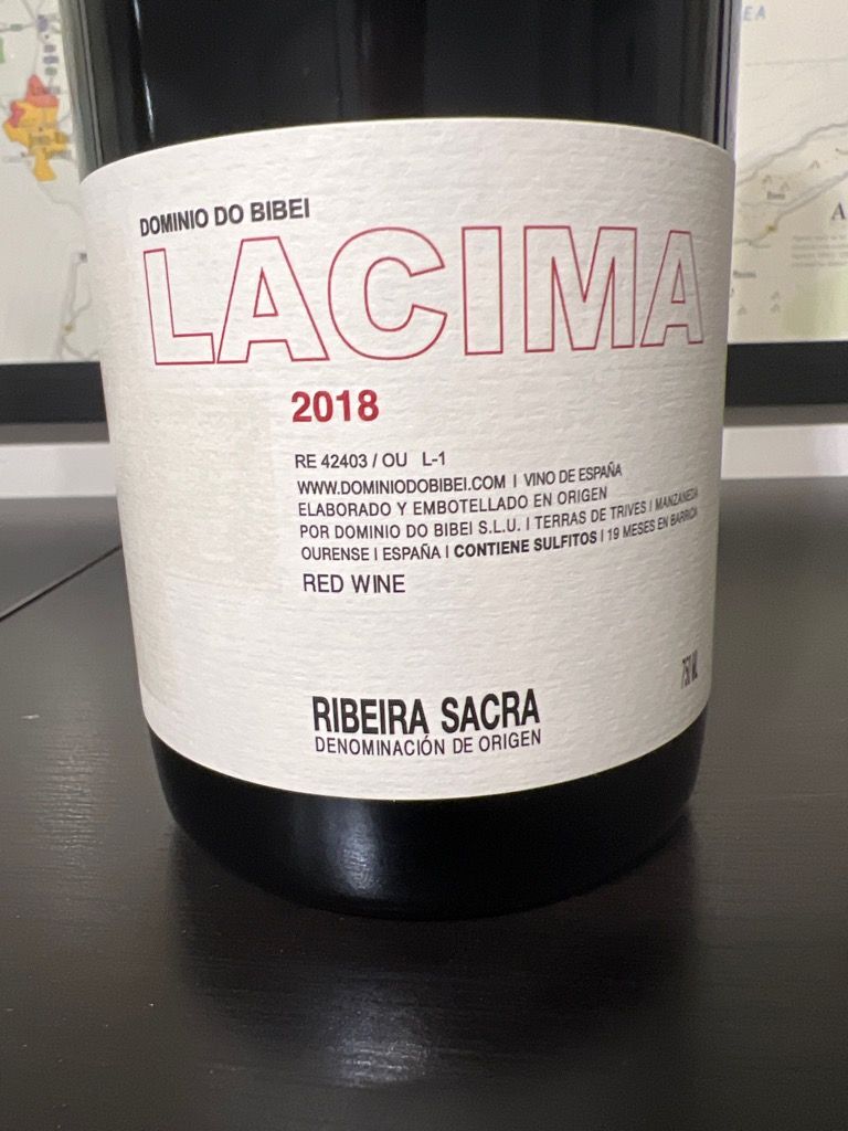 2018 Dominio do Bibei Ribeira Sacra Lacima, Spain, Galicia, Ribeira Sacra - CellarTracker