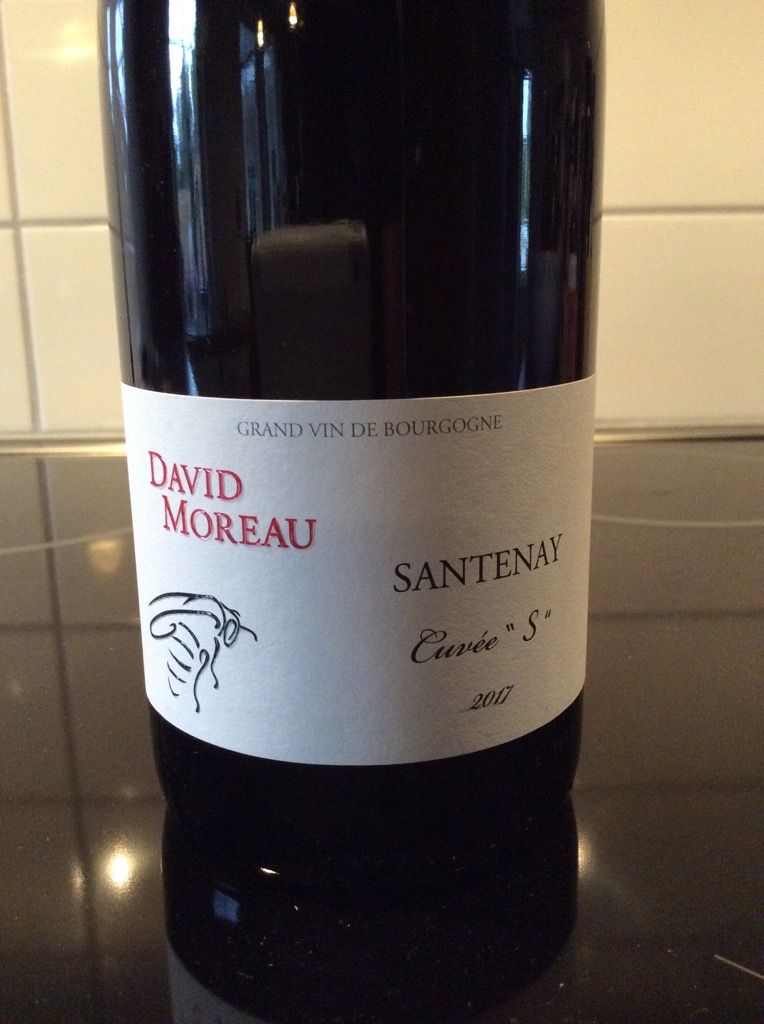 2017 David Moreau Santenay Cuvée S, France, Burgundy, Côte de Beaune ...
