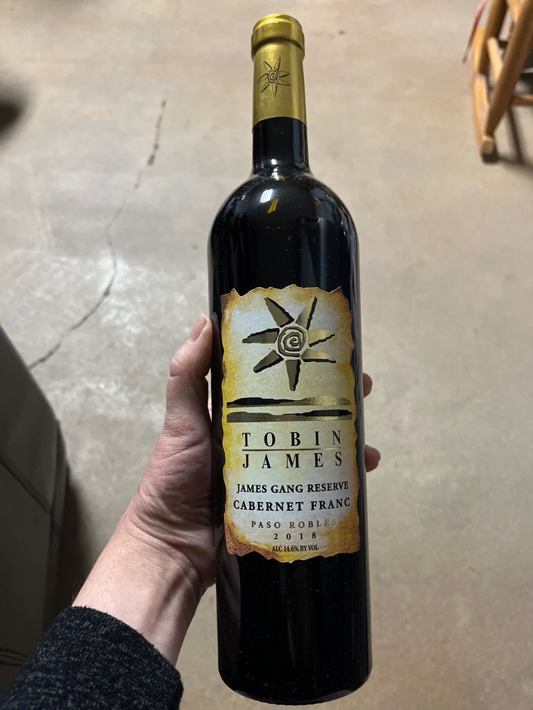 2018 Tobin James Cabernet Franc James Gang Reserve, USA, California ...