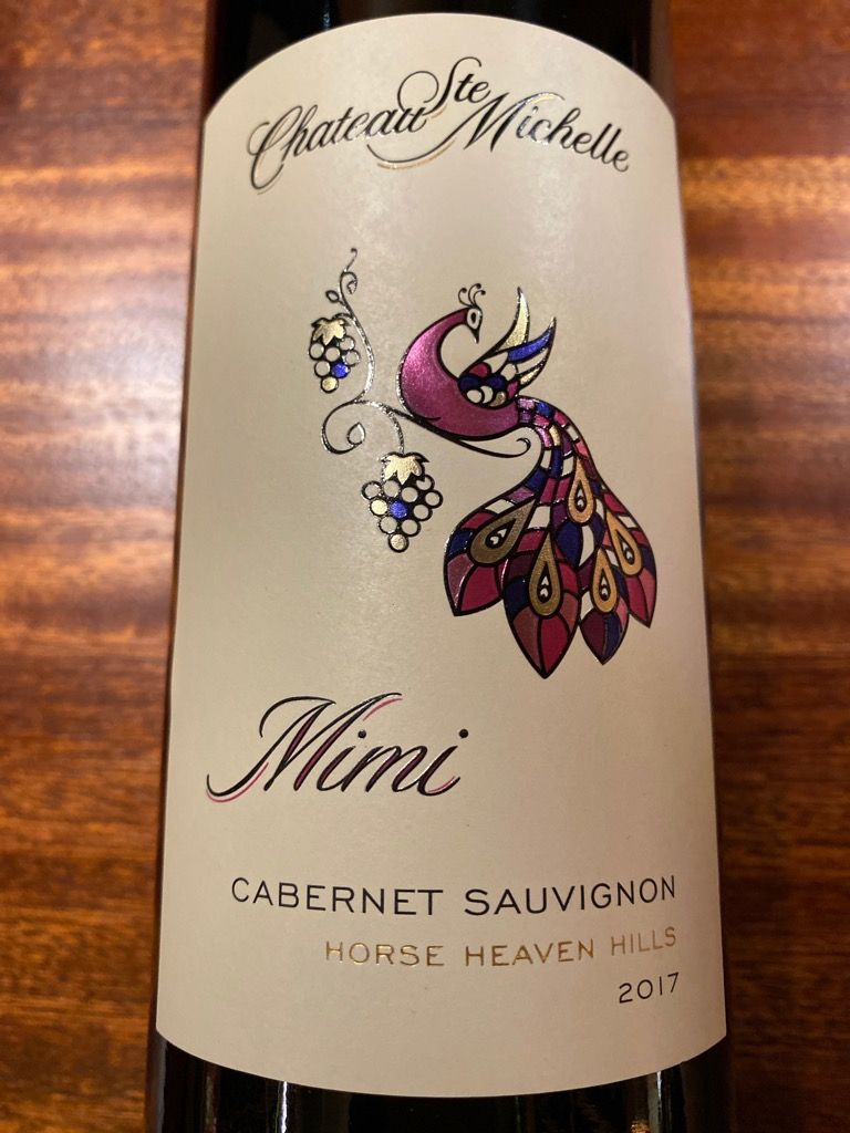2017 Chateau Ste. Michelle Cabernet Sauvignon Mimi, USA, Washington ...