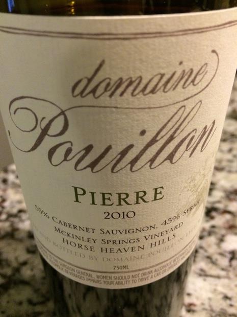 NV Domaine Pouillon Pierre McKinley Springs Vineyard, USA, Washington ...