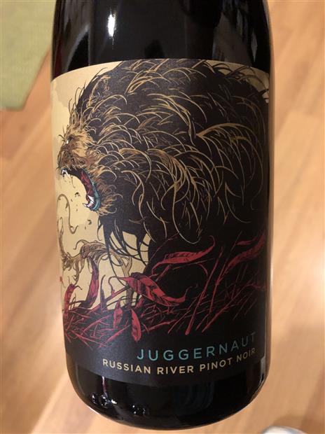 2016 Juggernaut Wine Company Pinot Noir, USA, California, Sonoma County ...