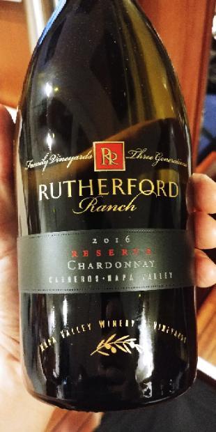 2016 Rutherford Ranch Chardonnay Reserve, USA, California, Napa Valley ...
