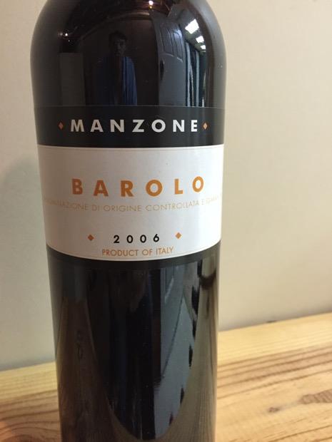 2006 Giovanni Manzone Barolo, Italy, Piedmont, Langhe, Barolo ...