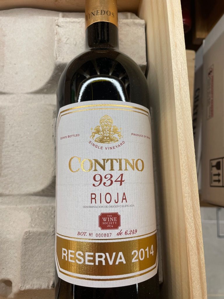 2015 Bodegas y Viñedos del Contino Rioja Reserva 934 for the Wine ...