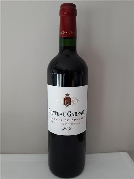 2016 Château Garraud, France, Bordeaux, Libournais, Lalande de Pomerol ...
