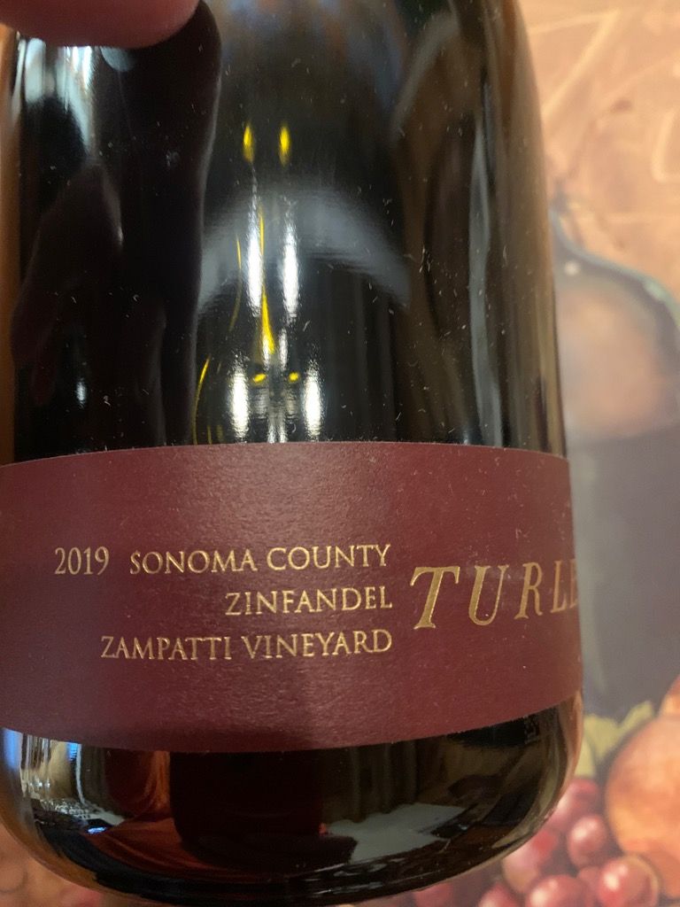 2019 Turley Zinfandel Zampatti Vineyard, USA, California, Sonoma County ...