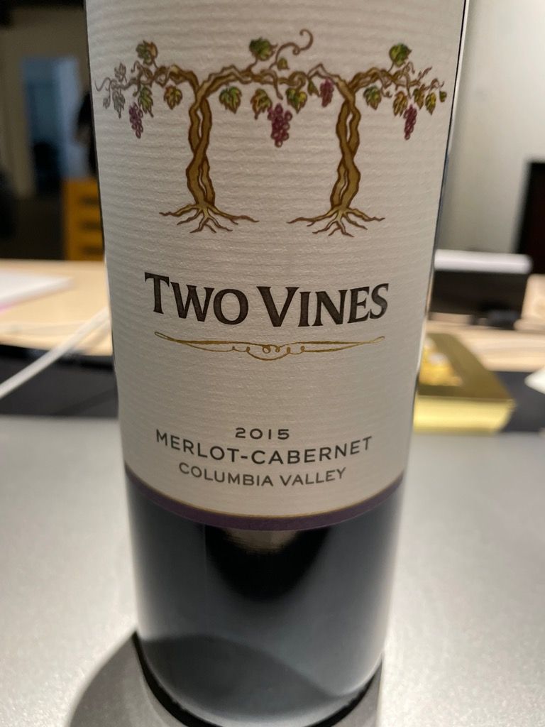 2015 Columbia Crest Two Vines Merlot-Cabernet, USA, Washington ...