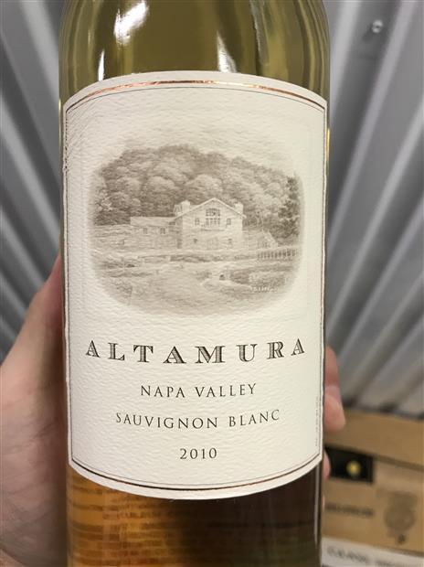 2009 Altamura Sauvignon Blanc, USA, California, Napa Valley - CellarTracker