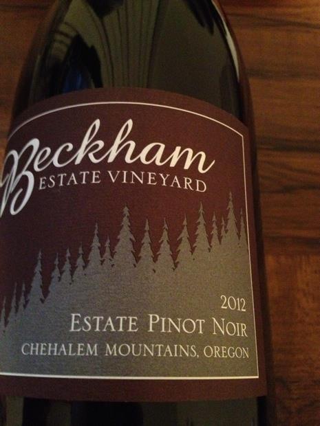 2012 Beckham Estate Vineyard Pinot Noir Estate, USA, Oregon, Willamette ...