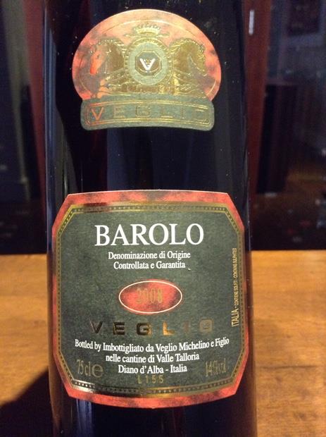 2008 Cantine Veglio Barolo, Italy, Piedmont, Langhe, Barolo - CellarTracker