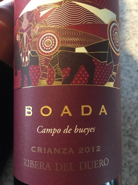 2012 Bodegas Boada Ribera del Duero Campo de Bueyes Crianza, Spain, Castilla y León, Ribera del ...
