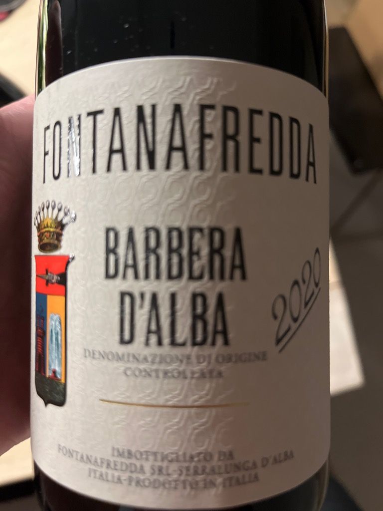 2021 Fontanafredda Barbera d'Alba, Italy, Piedmont, Alba, Barbera d ...
