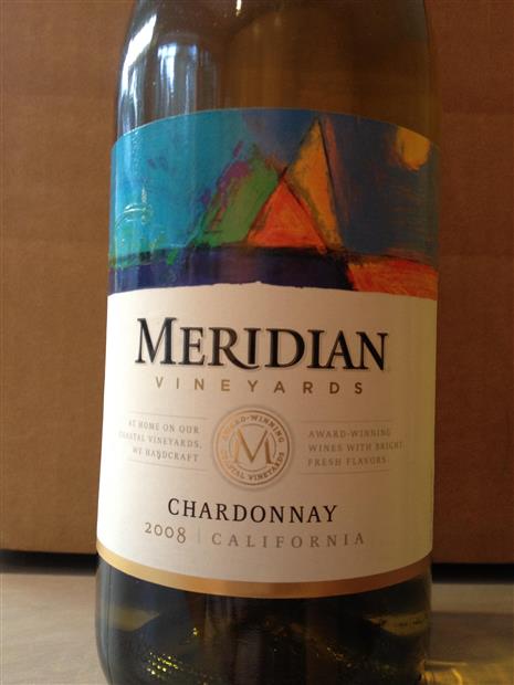 2008 Meridian Vineyards Chardonnay Napa Valley, USA, California, Napa ...