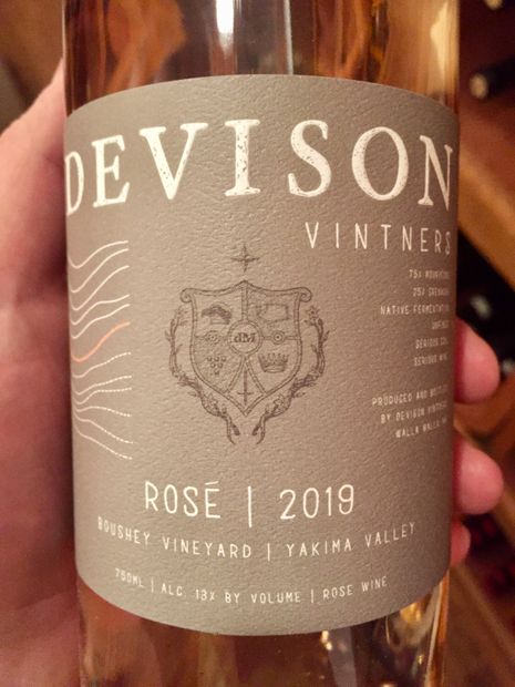 2019 Devison Vintners Rosé Boushey Vineyard, USA, Washington, Columbia ...