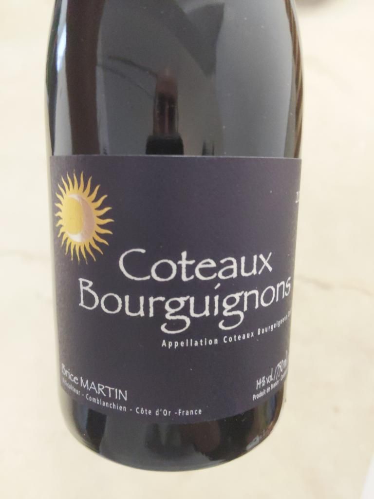 2020 Brice Martin Coteaux Bourguignons, France, Burgundy, Coteaux ...