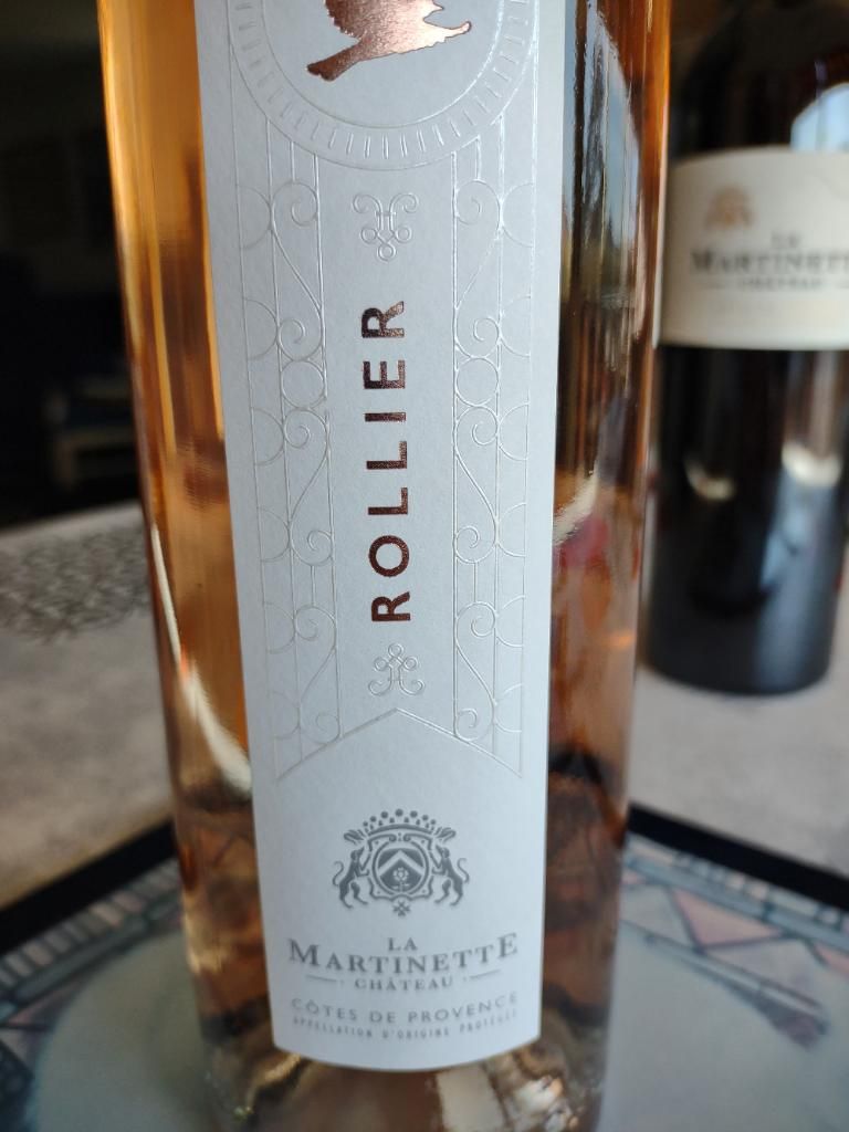 2021 Château La Martinette Côtes de Provence Rollier de La Martinette ...