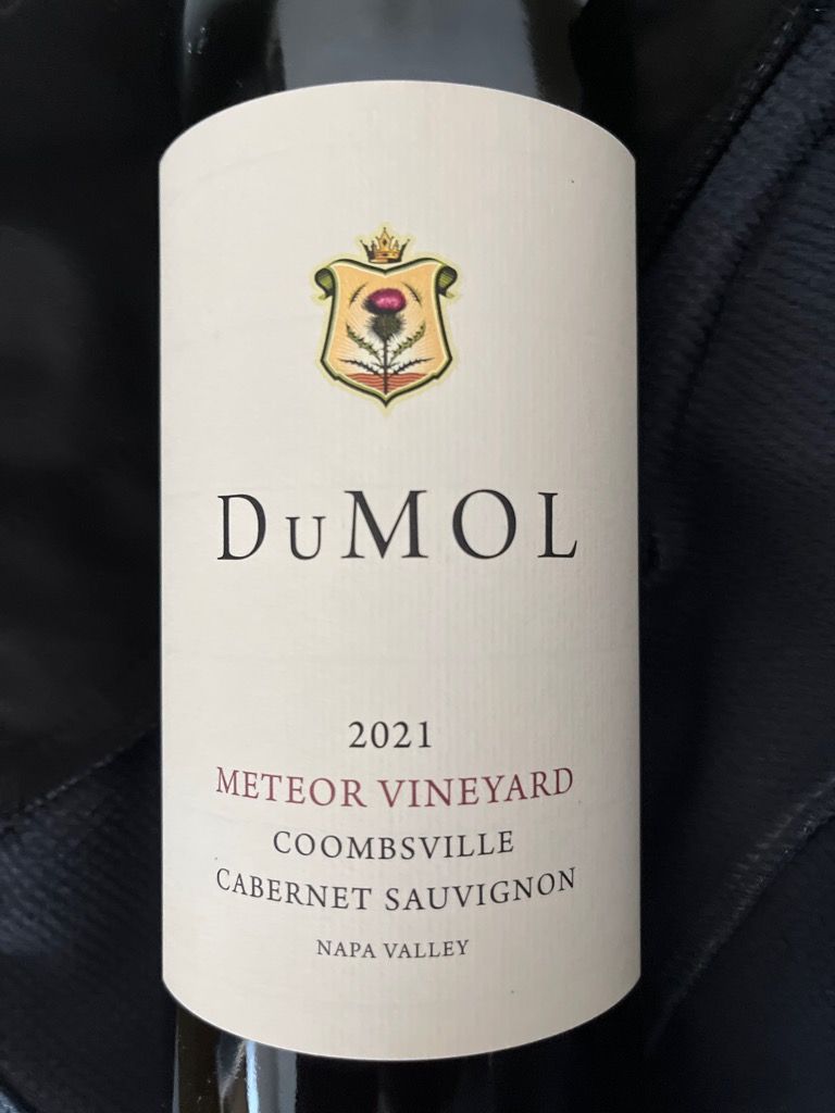 2021 DuMOL Cabernet Sauvignon Meteor Vineyard, USA, California, Napa ...