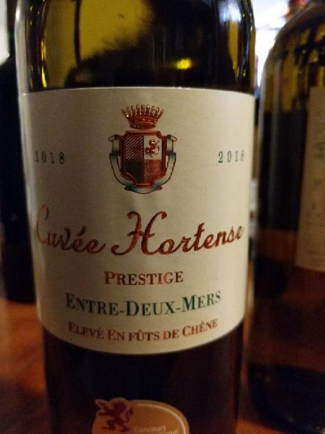 2021 Cheval Quancard Cuvée Hortense Prestige, France, Bordeaux, Entre ...