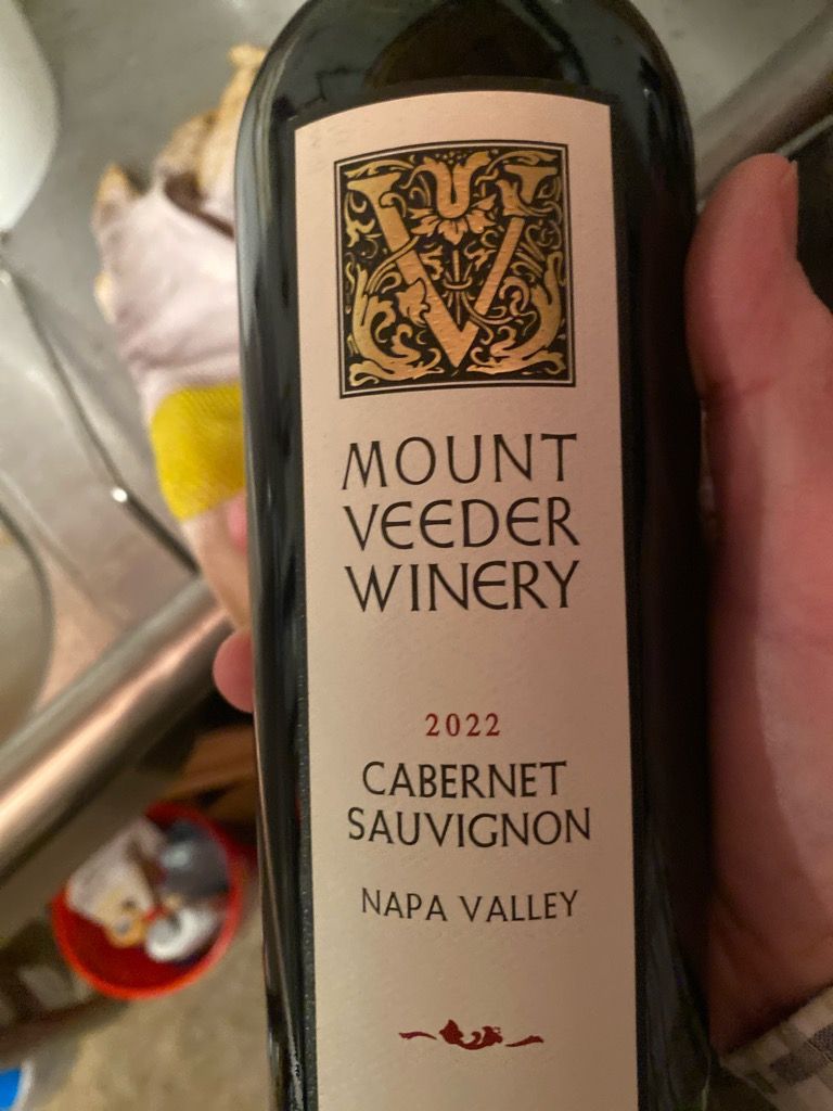 2022 Mount Veeder Winery Cabernet Sauvignon, USA, California, Napa ...