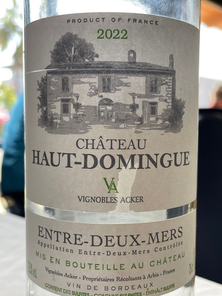 2021 Château Haut-Domingue Entre-Deux-Mers Blanc, France, Bordeaux, Entre-Deux-Mers - CellarTracker