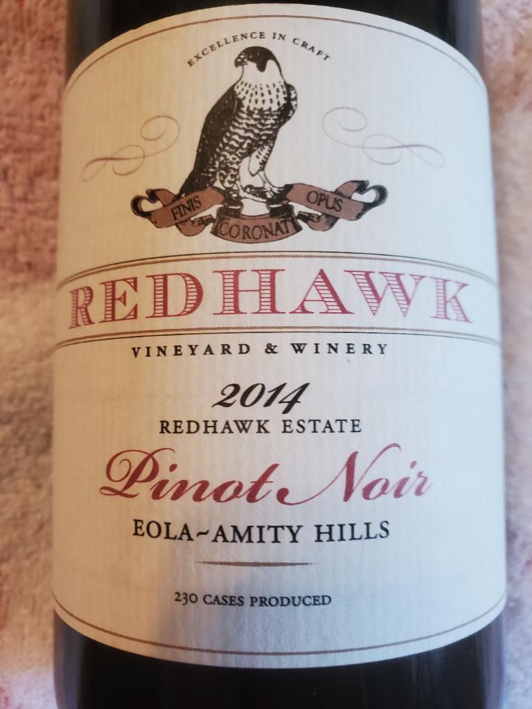 2013 Redhawk Vineyard Pinot Noir Estate, USA, Oregon, Willamette Valley ...