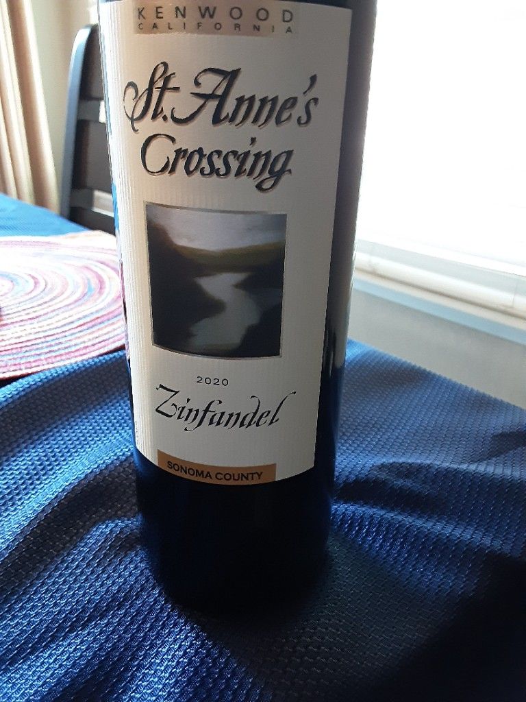 2022 St. Anne's Crossing Zinfandel, USA, California, Sonoma County, Dry ...