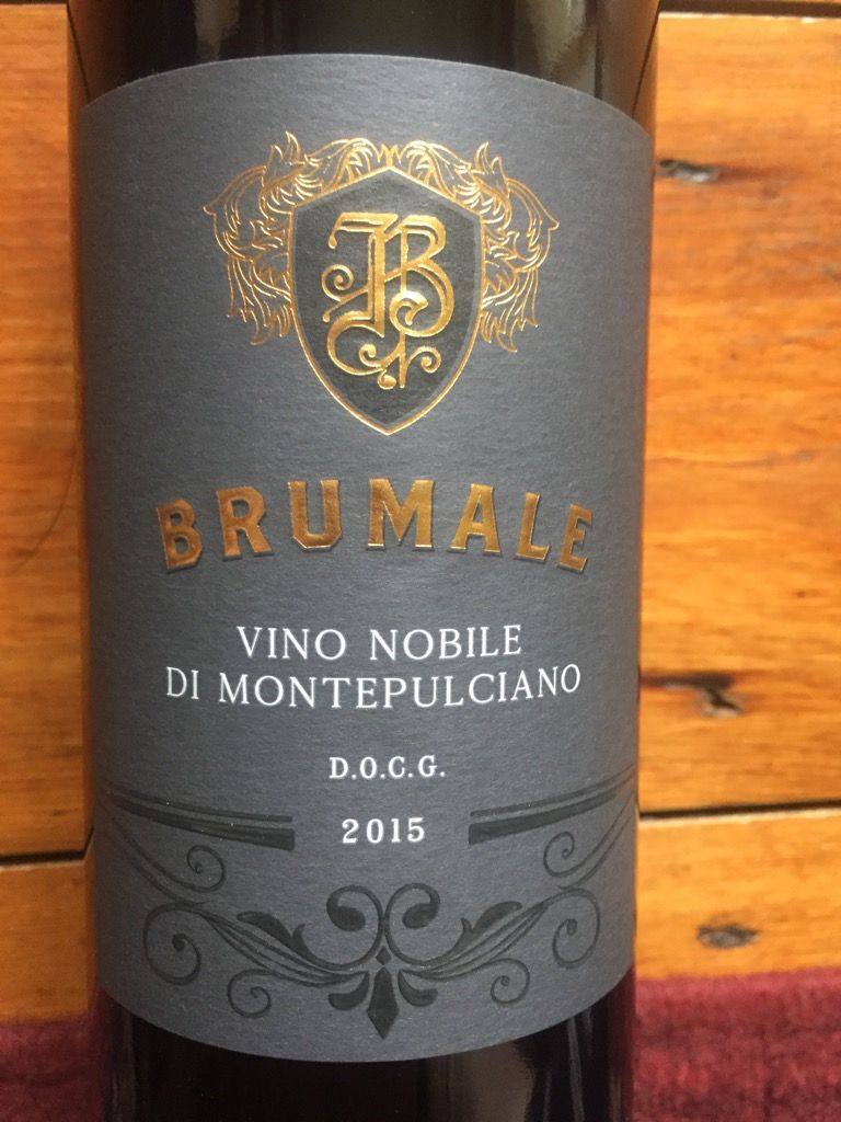 2015 Brumale Vino Nobile di Montepulciano, Italy, Tuscany ...