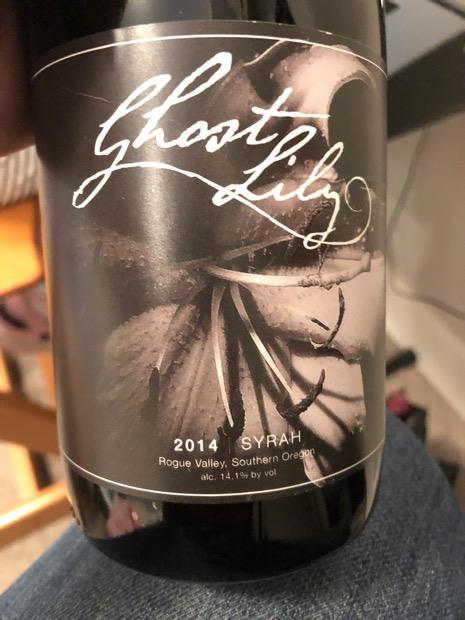 2013 Red Lily Vineyards Syrah Ghost Lily, USA, Oregon, Southern Oregon ...