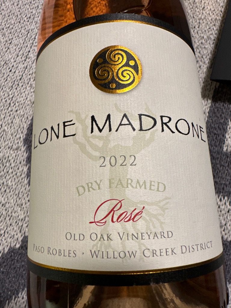 2023 Lone Madrone Mourvèdre Rosé Old Oak Vineyard, USA, California ...