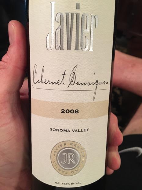 2008 Javier Renteria Cabernet Sauvignon, USA, California, Napa Valley ...